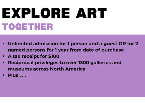 AGGV Gift of Membership – Art Gallery of Greater Victoria