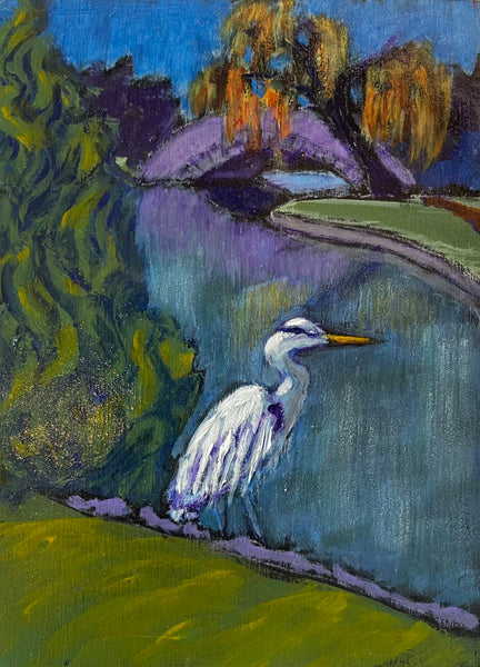 Nancy Ruhl, Heron – Art Gallery of Greater Victoria